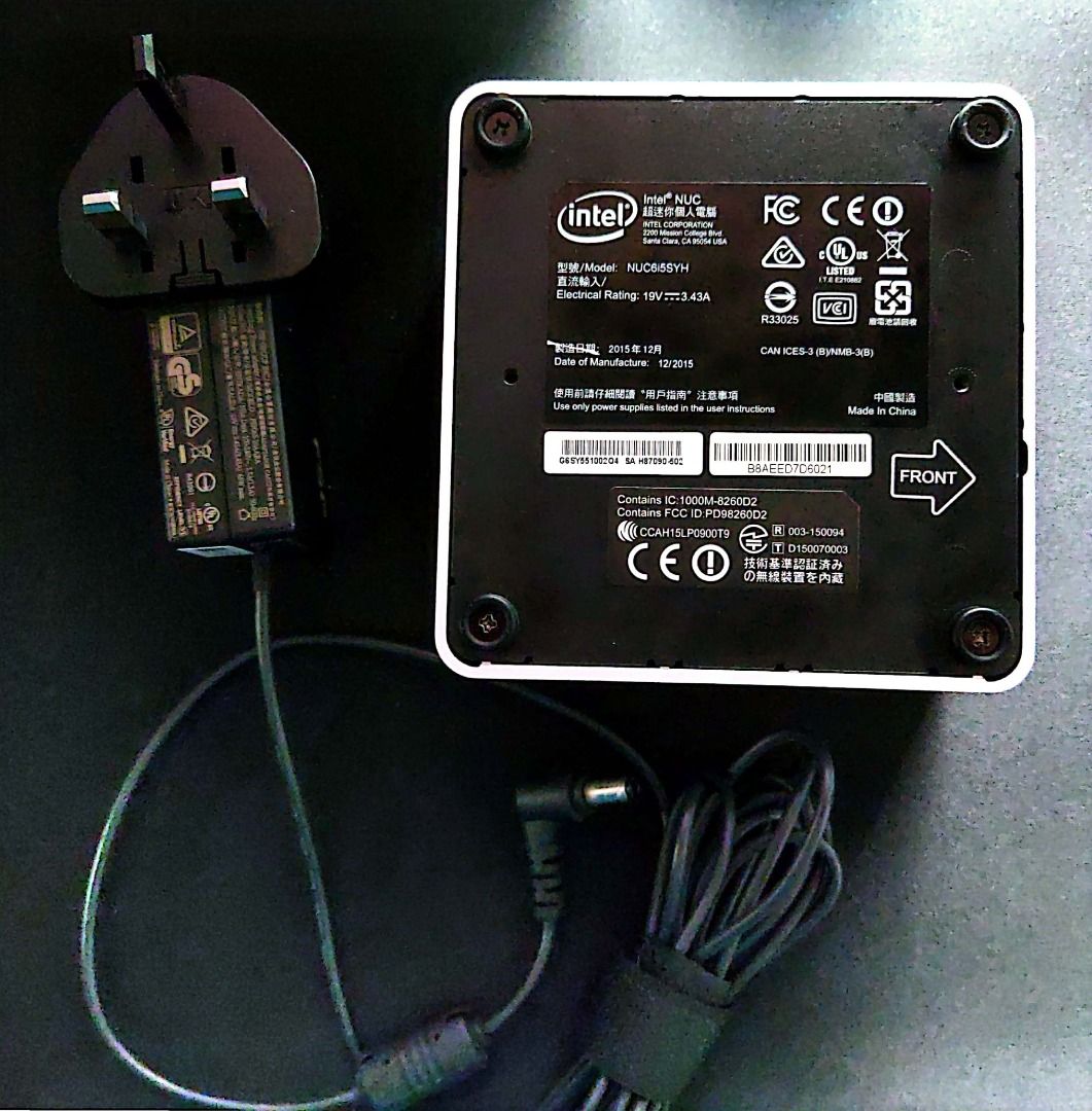 Intel NUC6i5SYH Mini PC (Intel i5-6260U CPU, 16GB RAM, 128GB SSD, Wi-Fi ...