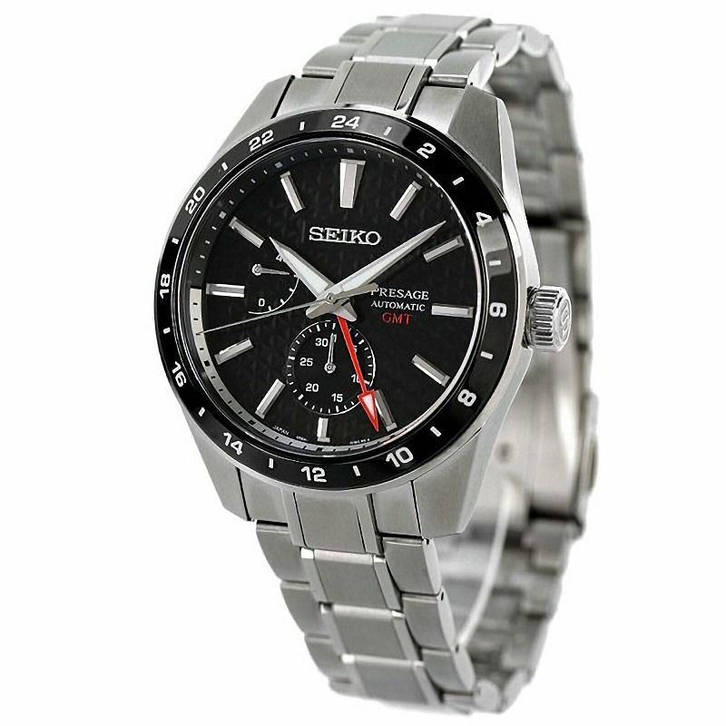 *JAPAN MADE* Seiko Presage Sharp Edge GMT SPB221J1 Automatic Men Watch ...