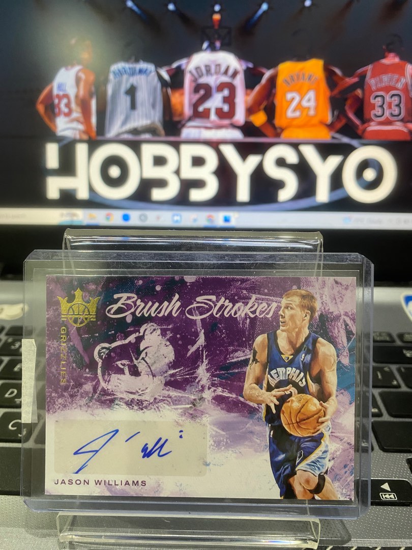 Jason Williams NBA Cards Authographed Brush Strokes, Hobbies & Toys ...