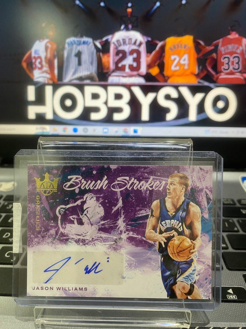 Jason Williams NBA Cards Authographed Brush Strokes, Hobbies & Toys ...
