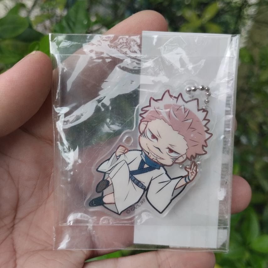 Jujutsu Kaisen King of Curses Ryomen Sukuna Keychain, Hobbies & Toys ...