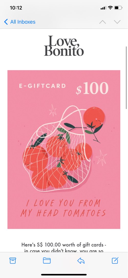 LB: Love Bonito Gift Card!, Tickets & Vouchers, Store Credits on Carousell