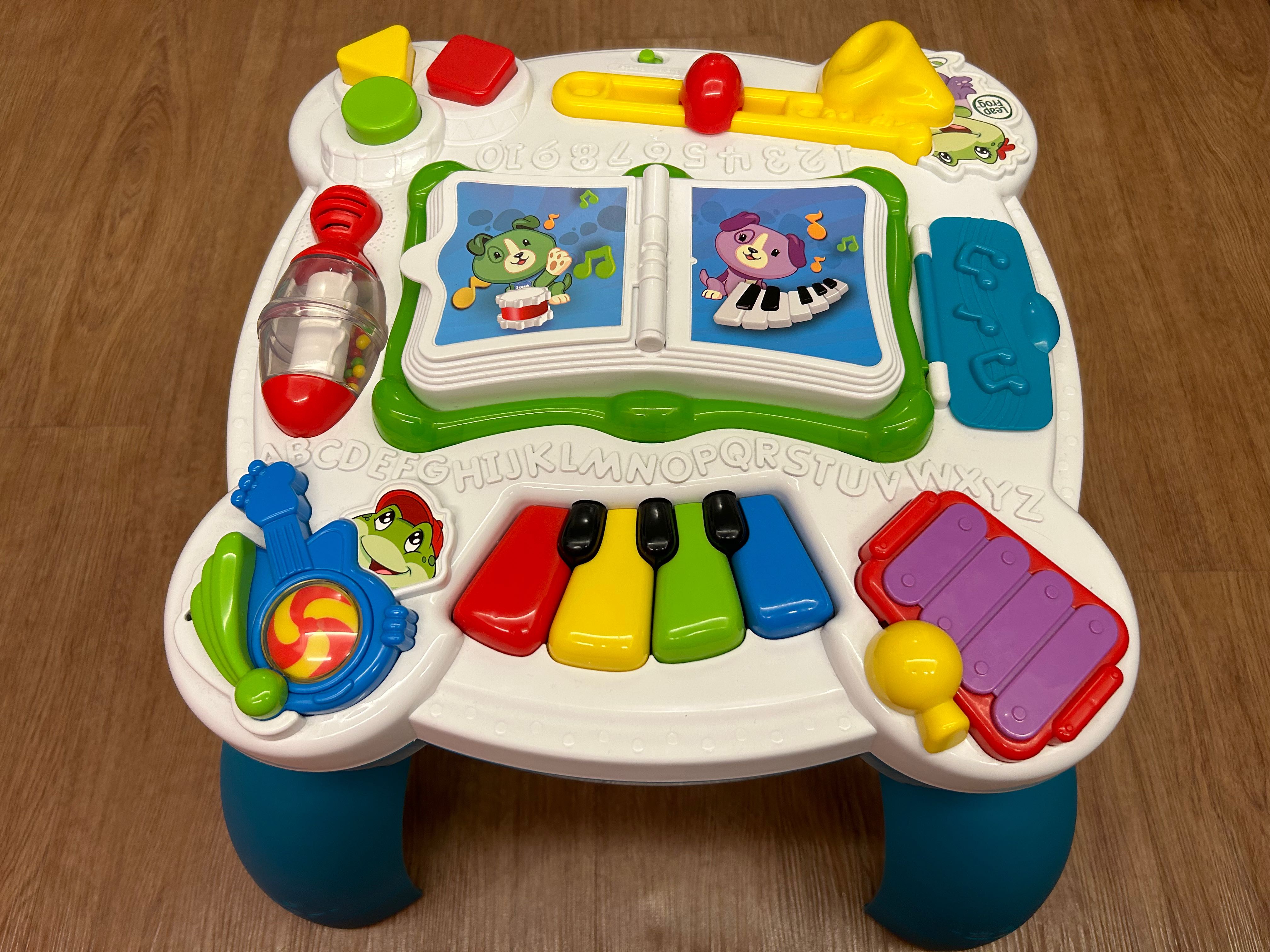 LeapFrog Learn and Groove Musical Table Activity Center, Babies & Kids ...