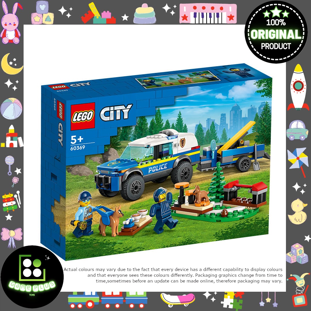 LEGO City 60369 Mobile Police Dog Training, Hobbies & Toys, Toys ...