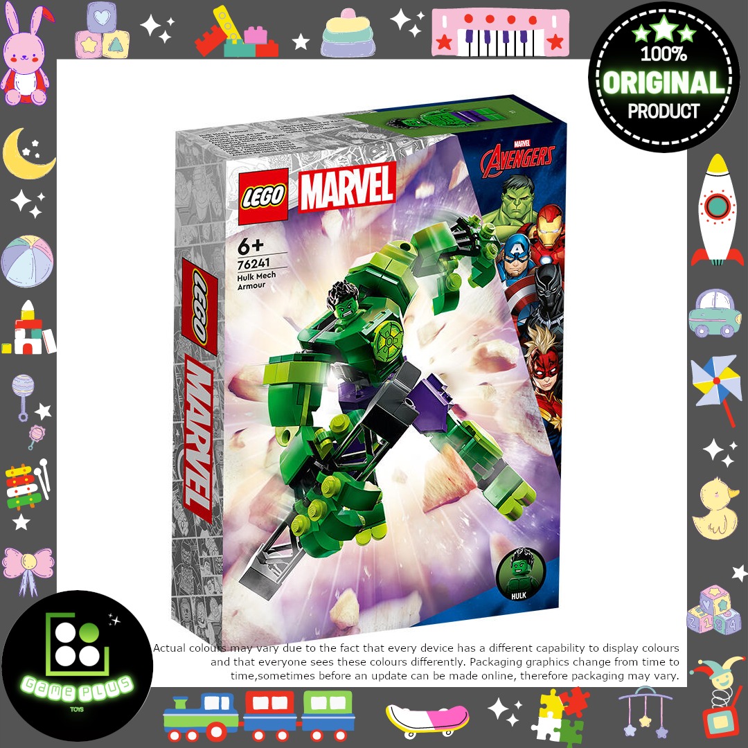 LEGO Marvel 76241 Super Heroes Hulk Mech Armor, Hobbies & Toys, Toys ...