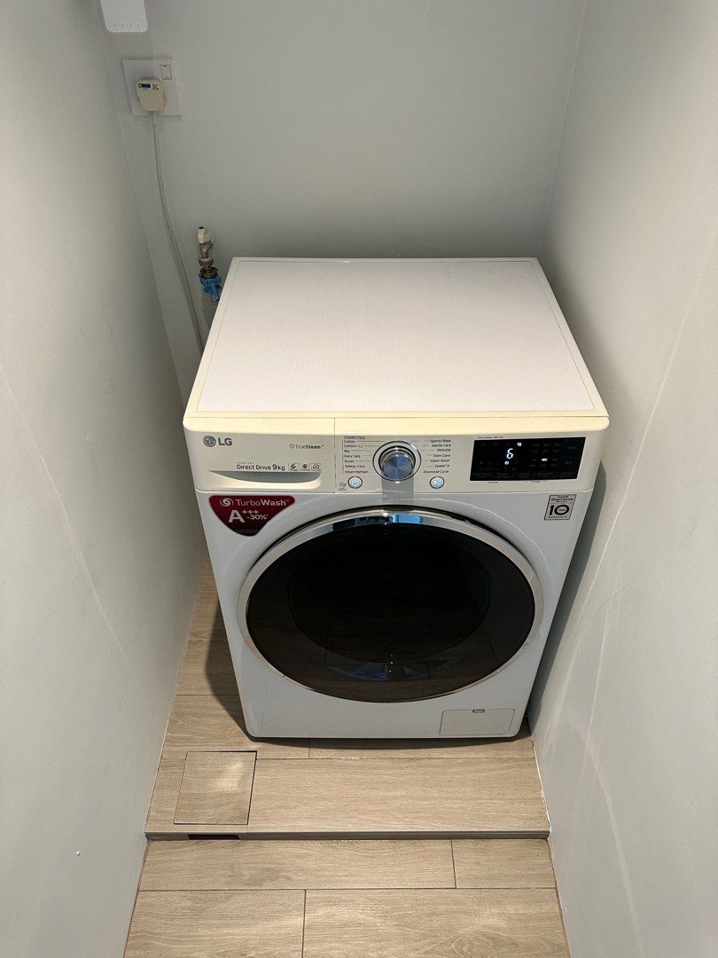LG 9KG front load washer, TV & Home Appliances, Washing Machines and Dryers on Carousell