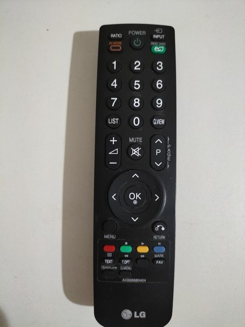 LG TV Remote Control 32LH20R-TA, TV & Home Appliances, TV ...