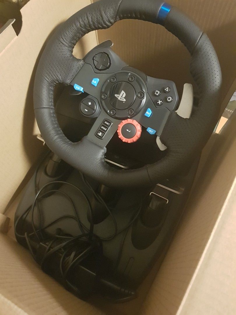 Logitech G29 Steering Wheel, Video Gaming, Gaming Accessories ...