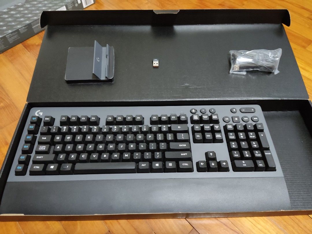 Logitech G613 Wireless Gaming Keyboard set (Full set), Computers & Tech ...