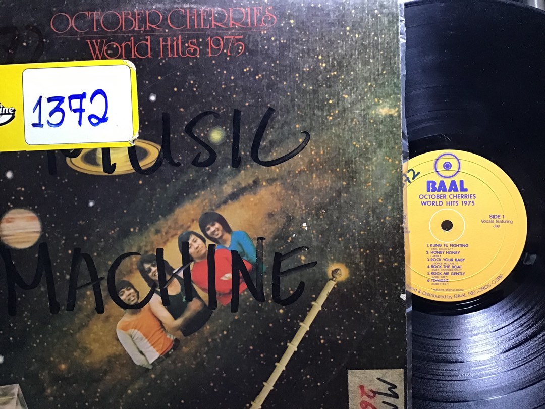 LP October Cherries - World Hits 1975 OOP VINYL RECORD Anubis Asian ...