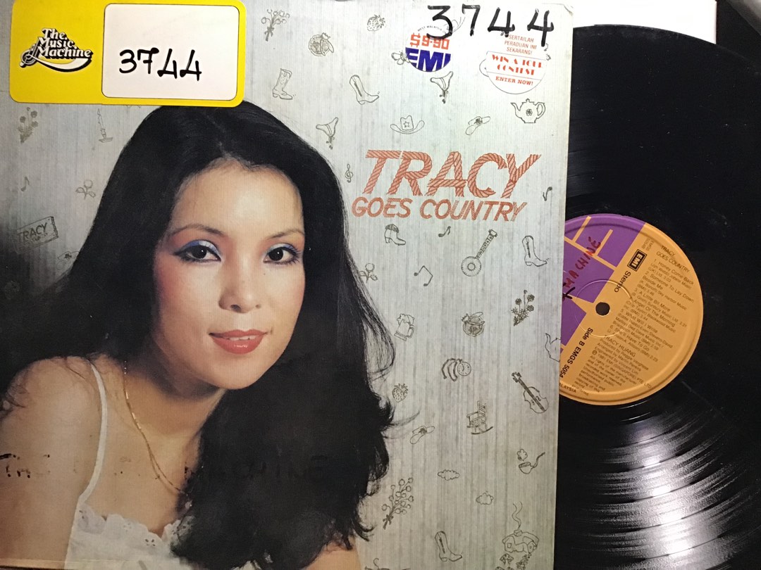 LP Tracy Huang - Goes Country OOP VINYLE RECORD Anubis Asian Pop Piring ...