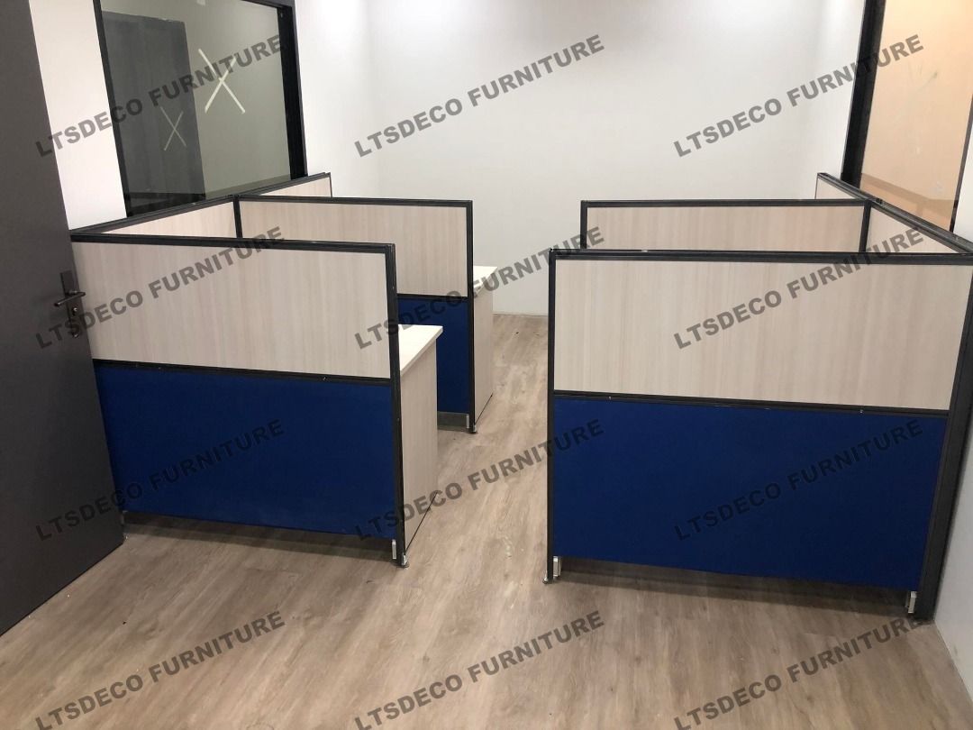 L-SHAPE MODULAR FULL LAMINATED TYPE OFFICE PARTITION FURNTIURE ...