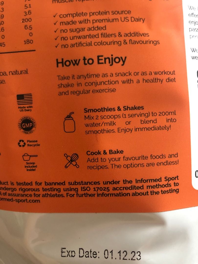 Lushprotein Better Whey (Cocoa Dinosaur), Health & Nutrition, Health ...