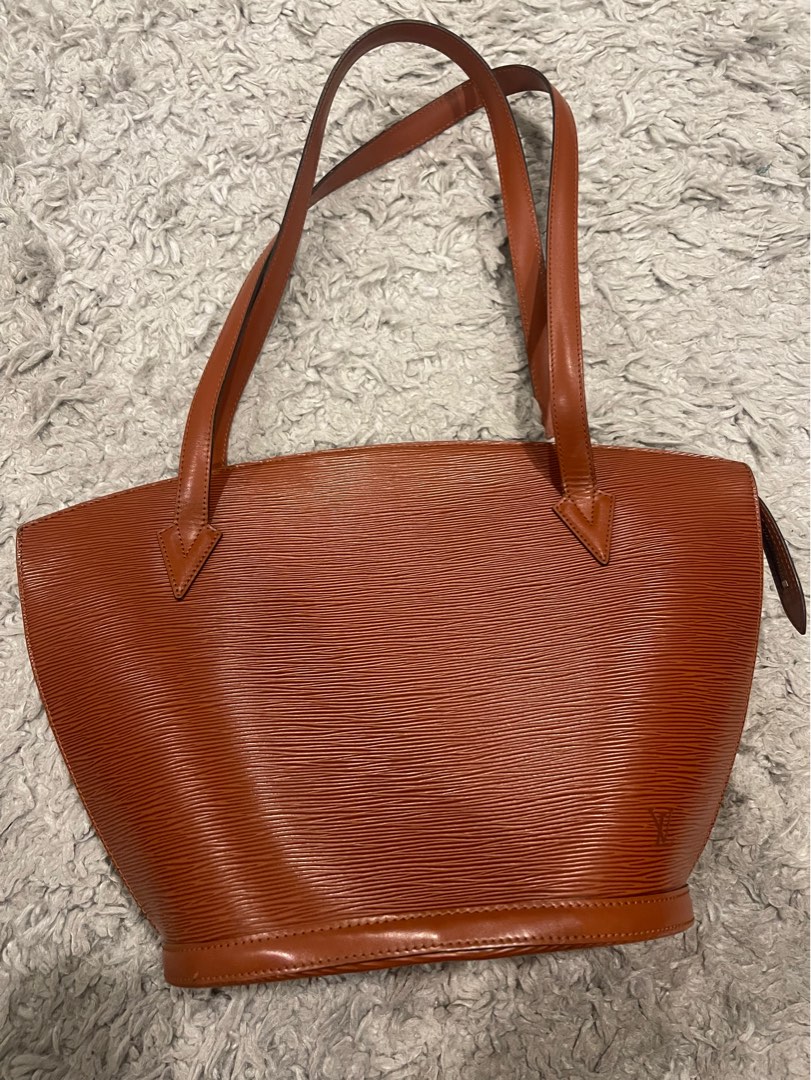 LV V Shaped Triangle Bag Epi Tote, Luxury, Bags & Wallets on Carousell