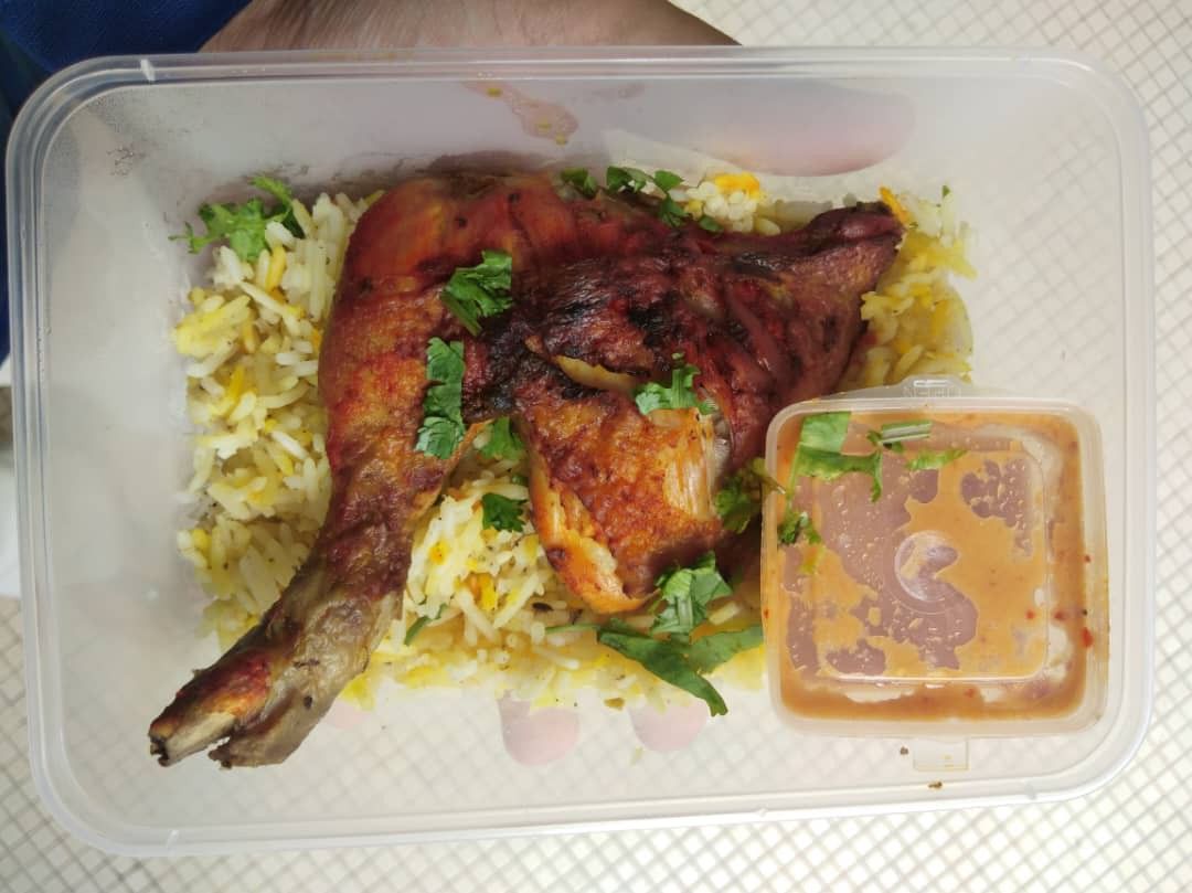 Mandi rice with chicken, Food & Drinks, Rice & Noodles on Carousell