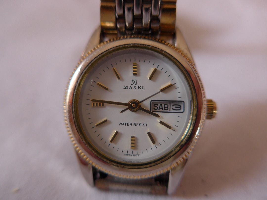 Maxel Quartz Watch, Women's Fashion, Watches & Accessories, Watches on ...