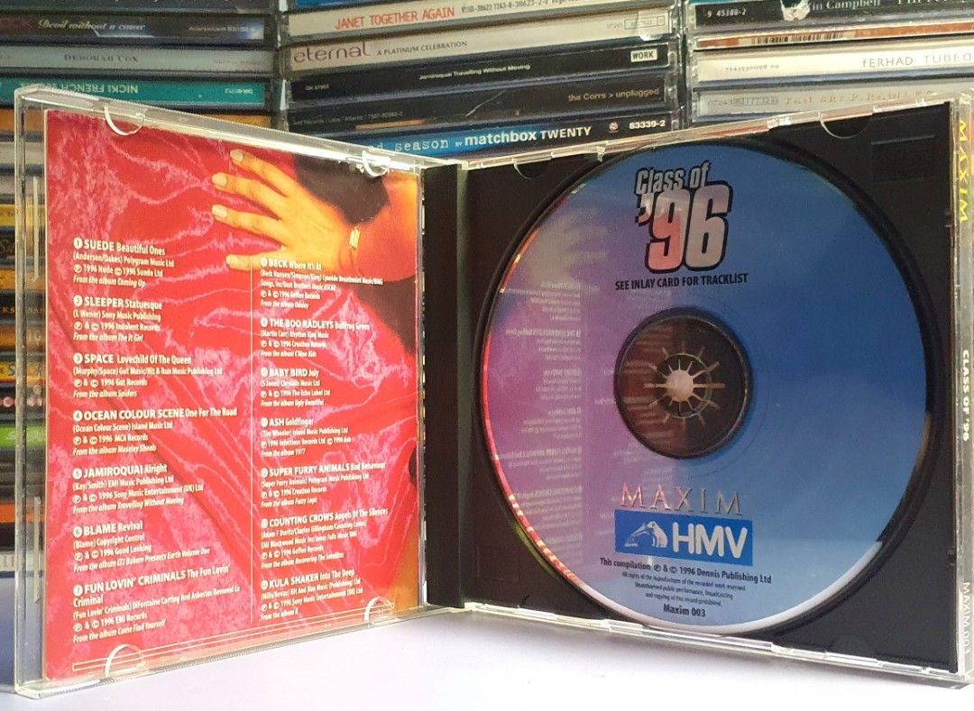 Vintage-MAXIM - Class of '96, Hobbies & Toys, Music & Media, CDs & DVDs on Carousell