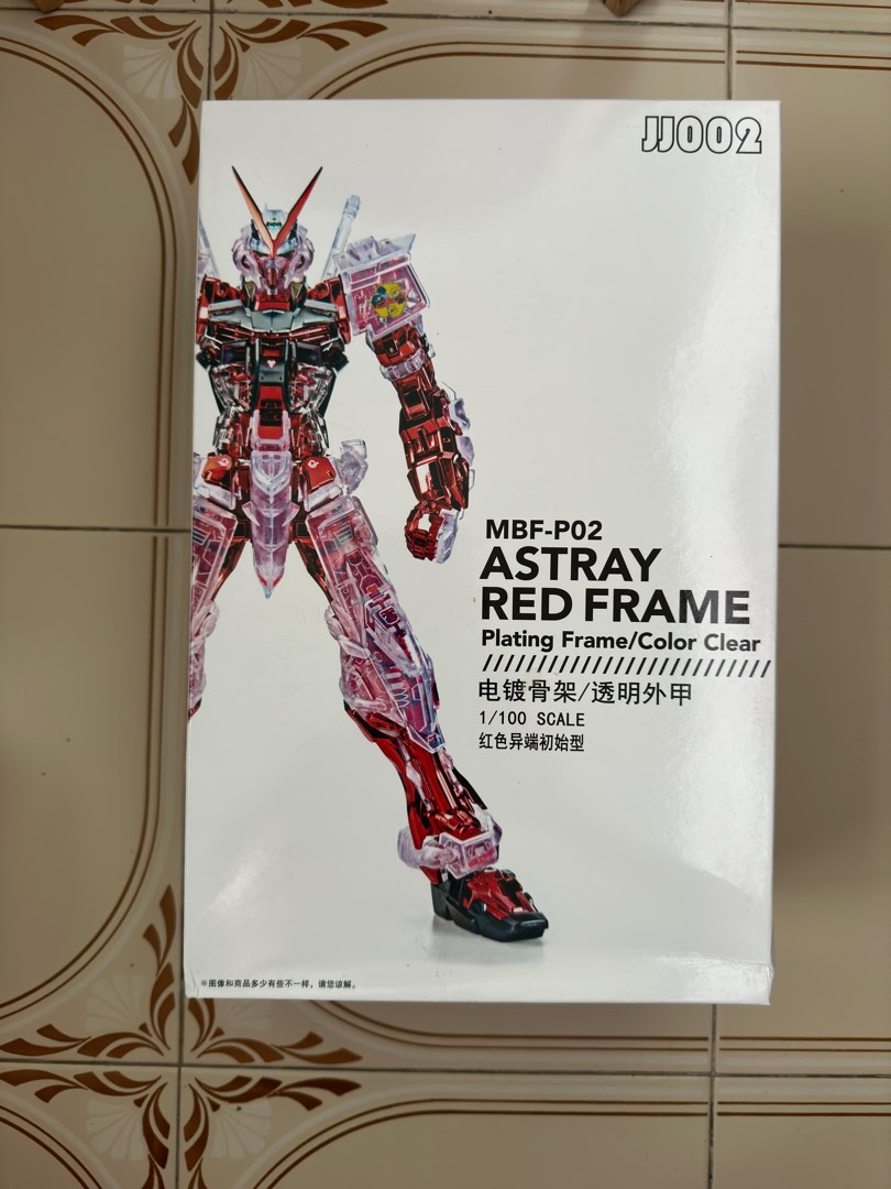 MBF-P02 Astray Red Frame Plating Frame/Colour Clear 1/100, Hobbies & Toys, Toys & Games on Carousell