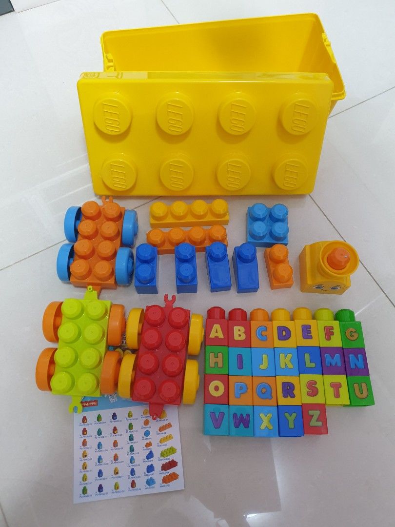 Mega Bloks ABC Musical Train Building Set, Hobbies & Toys, Toys & Games ...