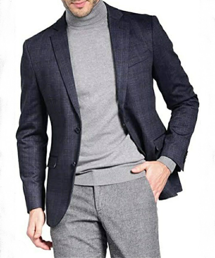 Men's Dark Gray Grey Sports Coat / Blazer, Men's Fashion, Coats ...