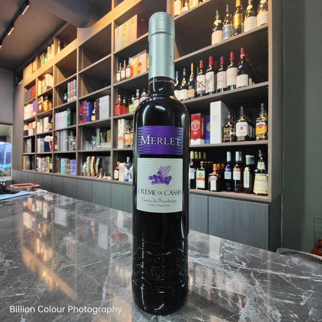 Merlet Creme de Cassis (blackcurrant) Liqueur 500ml, Food & Drinks ...