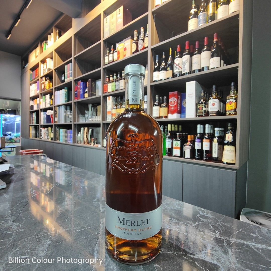 Merlet VSOP Brother's Blend Cognac 700ml, Food & Drinks, Alcoholic ...