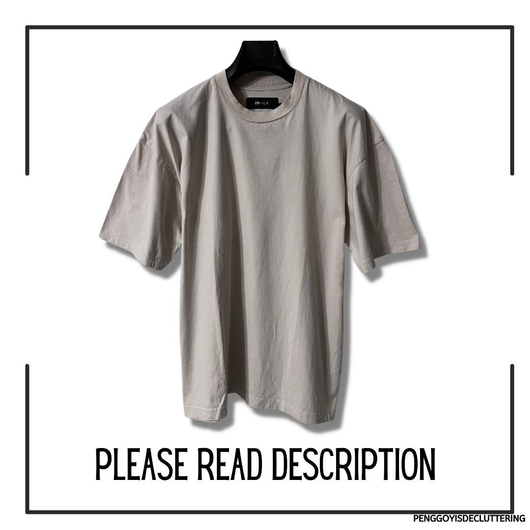 MN+LA OVERSIZED TEE, Men's Fashion, Tops & Sets, Tshirts & Polo Shirts ...