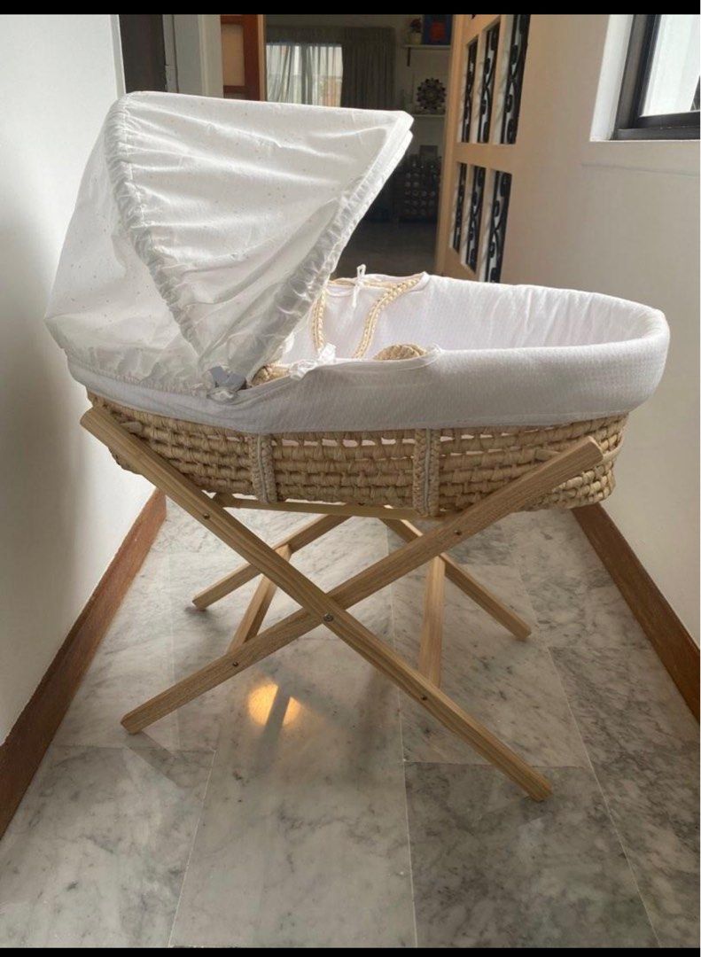 Moses basket/crib with stand, Babies & Kids, Baby Nursery & Kids ...