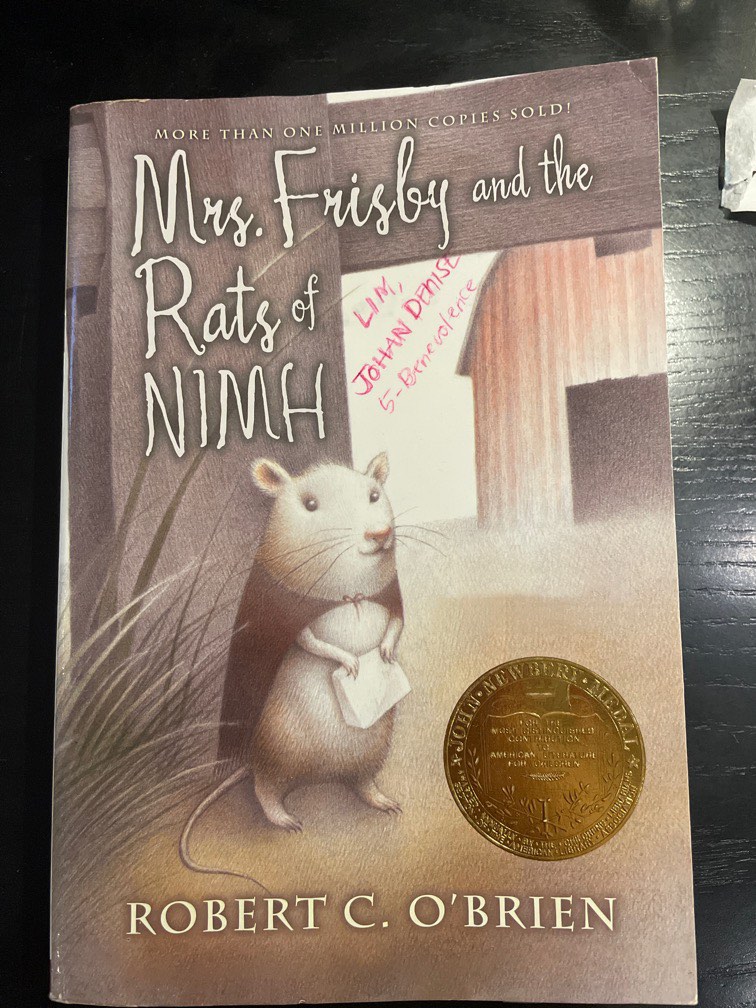 Mrs. Frisby and the Rats of NIMH, Hobbies & Toys, Books & Magazines ...
