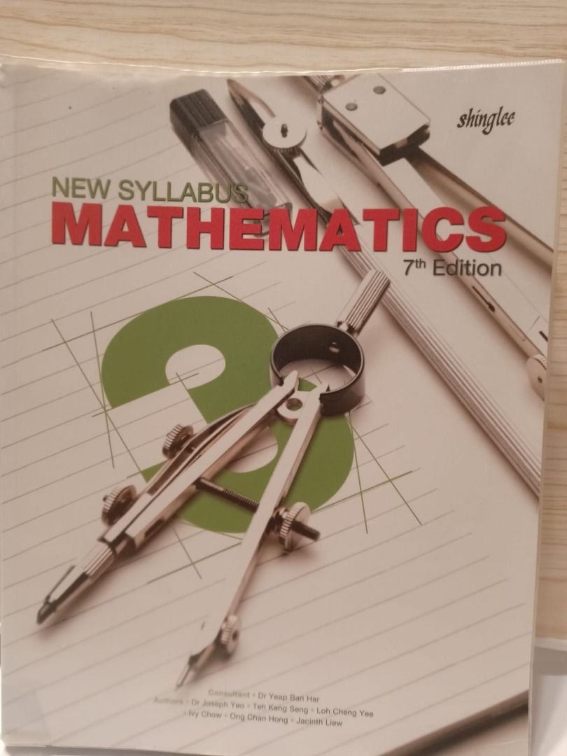 New syllabus mathematics 7th edition-shinglee(with book cover), Hobbies ...