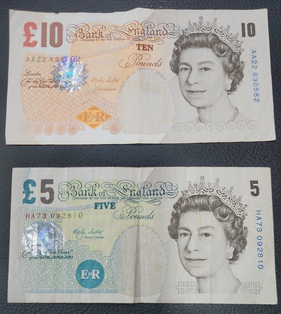 Old UK pound notes, Hobbies & Toys, Memorabilia & Collectibles ...