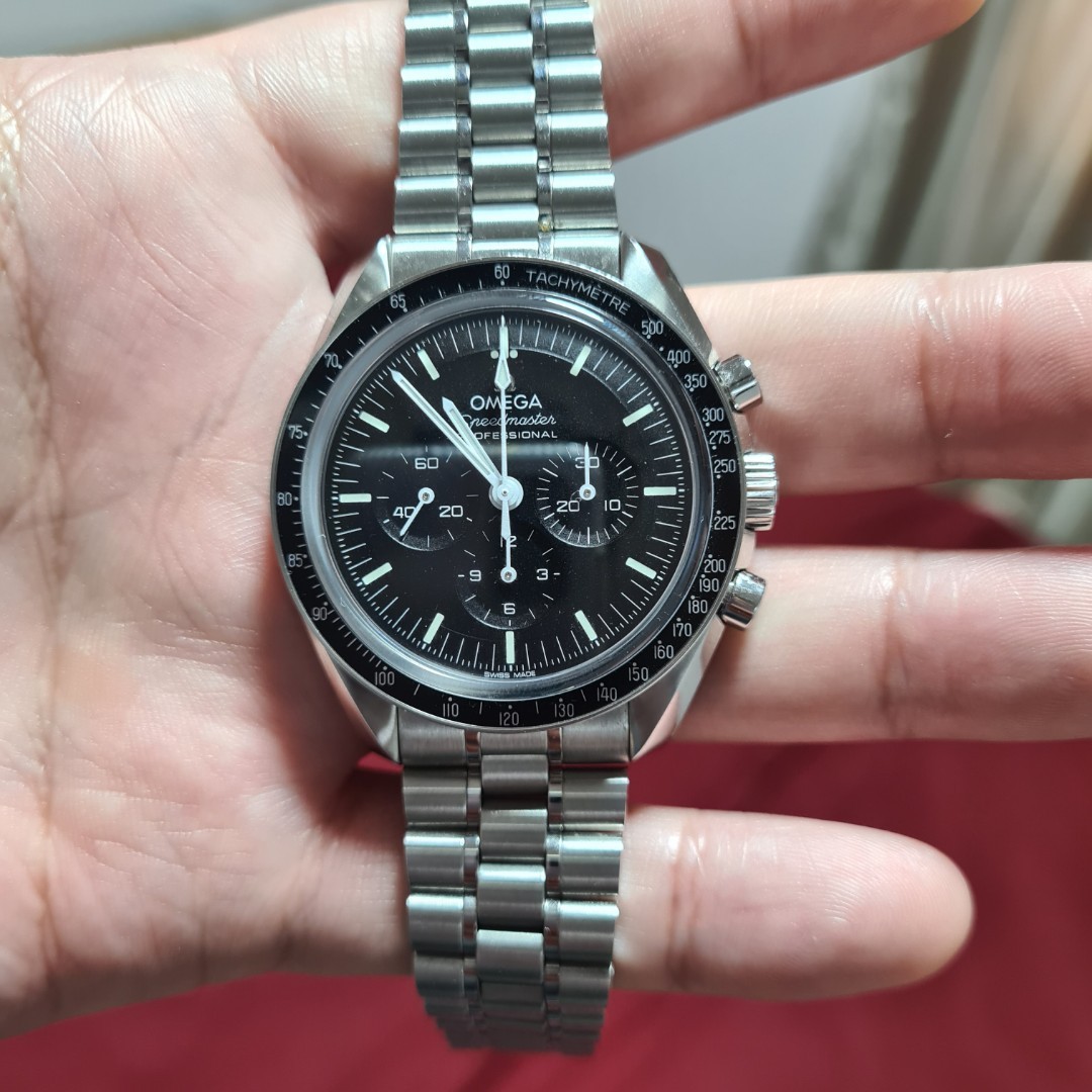 Omega Speedmaster 3861 Sapphire, Luxury, Watches on Carousell