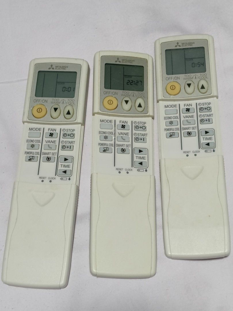 Original Mitsubishi Electric Starmex Aircon Remote Controller, TV ...