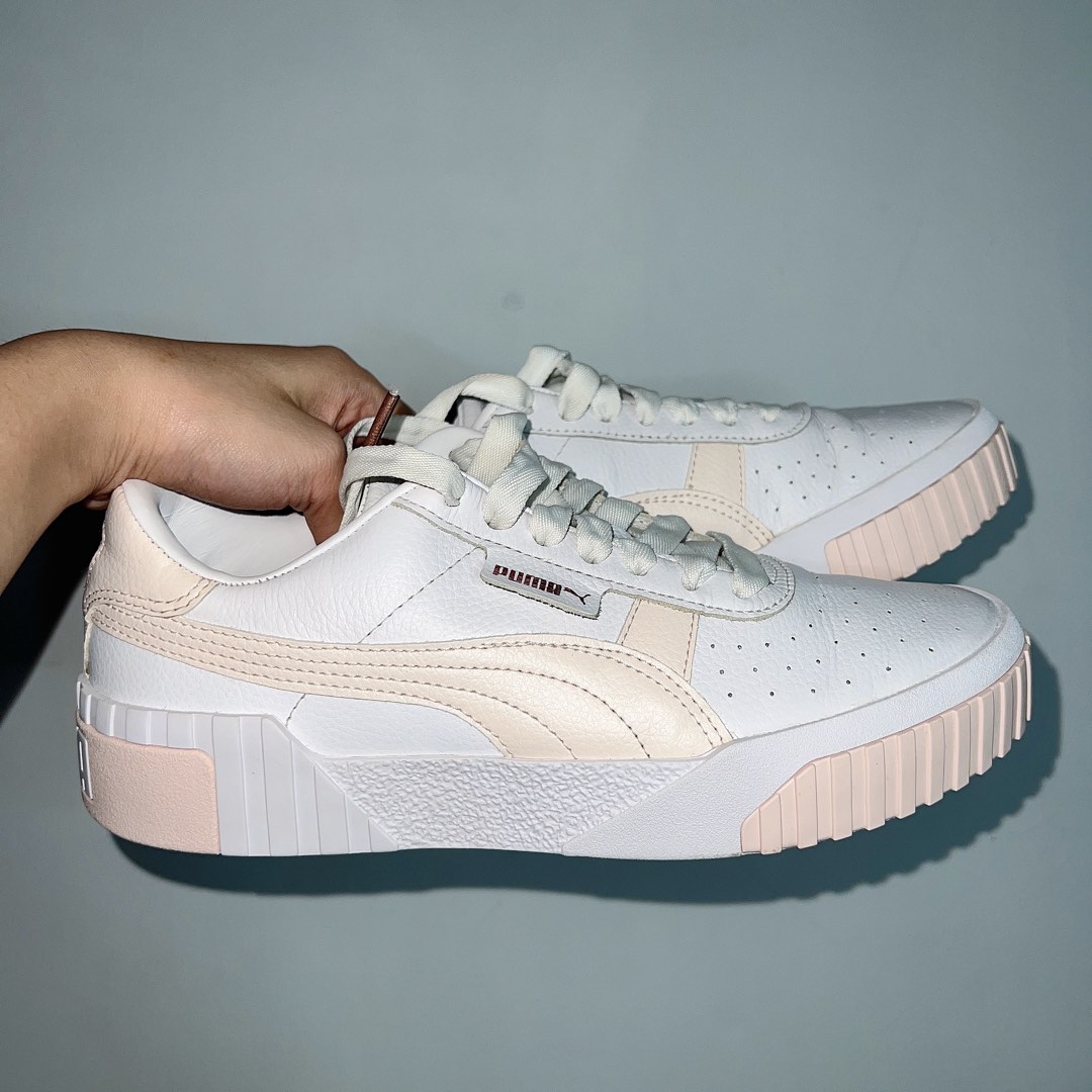 ORIGINAL PUMA Cali in White-Rosewater W/ Box, Women's Fashion, Footwear ...