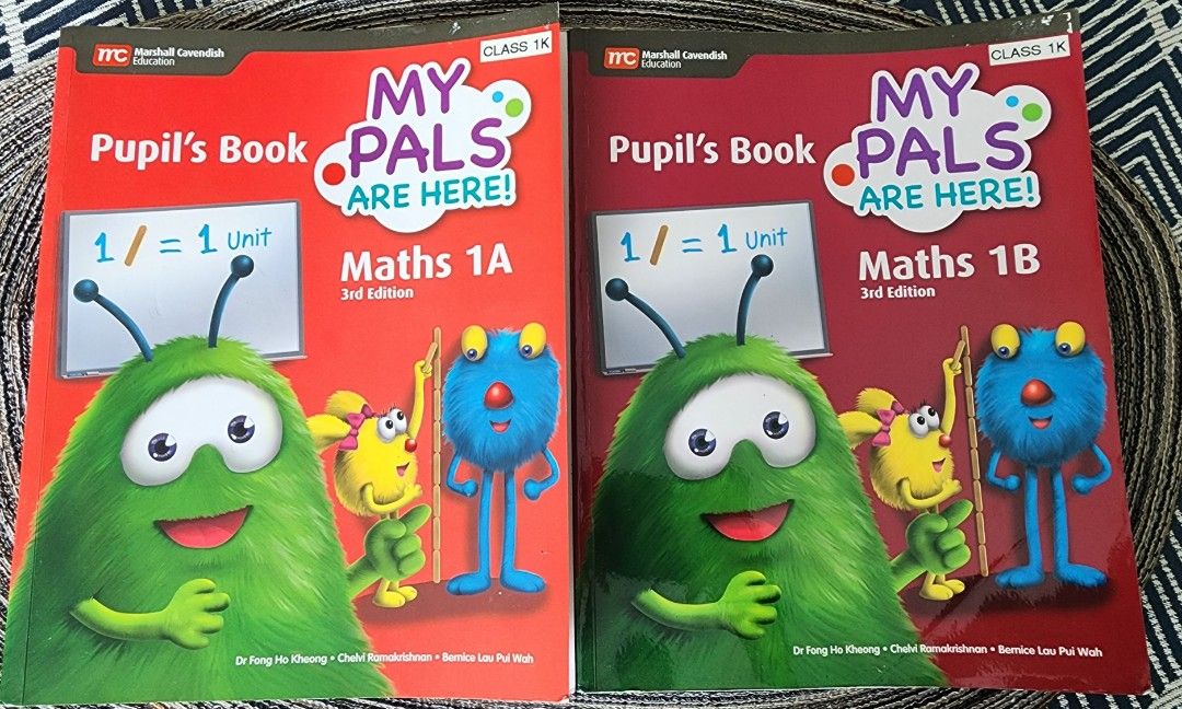 P1 and P2 Marshall Cavendish Math textbooks, Hobbies & Toys, Books ...