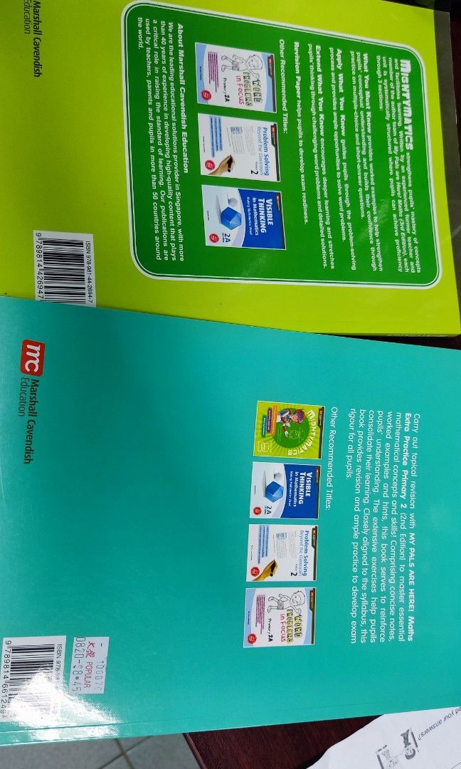 P2 Math assessment books and exam papers, Hobbies & Toys, Books ...