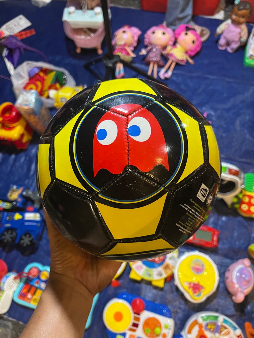 Pac-Man Soccer Ball Bandai Namco Rare Fun Amusement Collectible ...