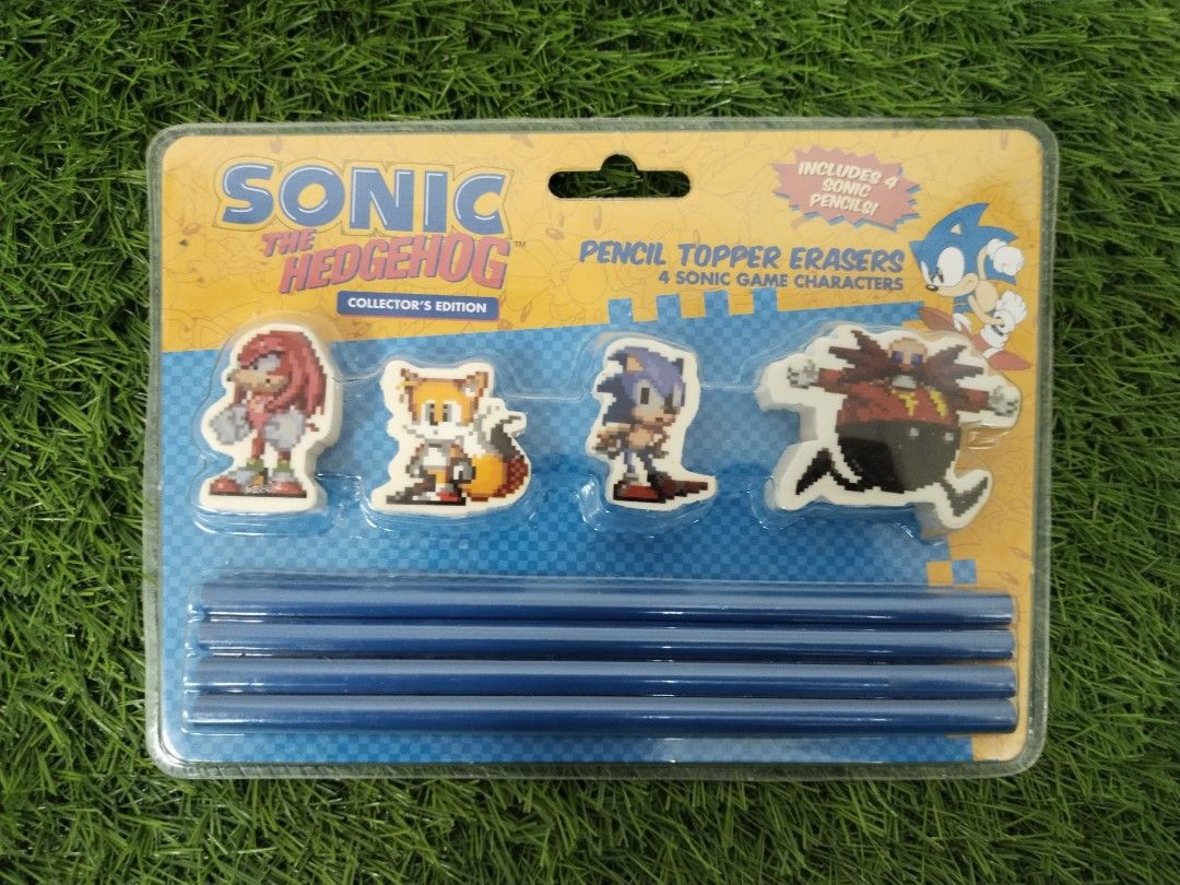 Paladone Sonic The Hedgehog Collector's Edition Pencil Troopers Erasers ...