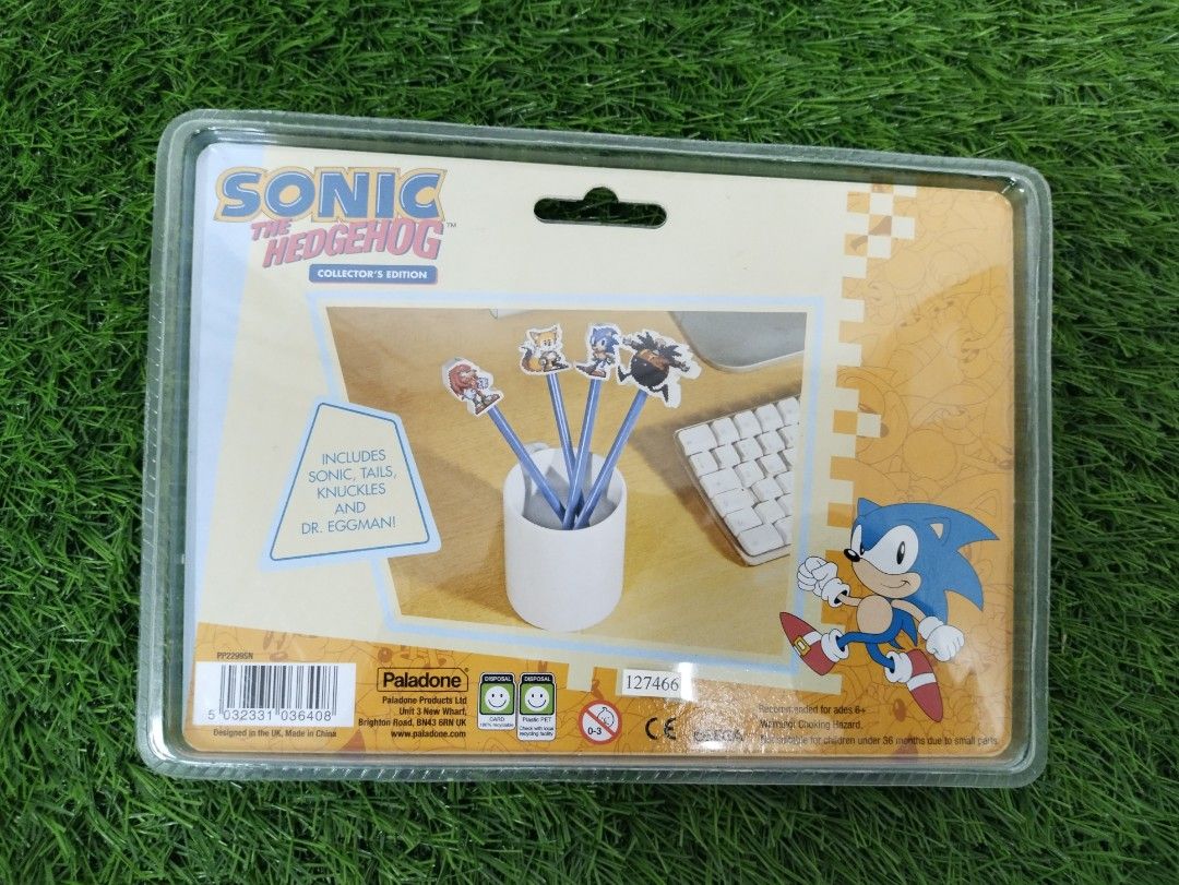 Paladone Sonic The Hedgehog Collector's Edition Pencil Troopers Erasers ...