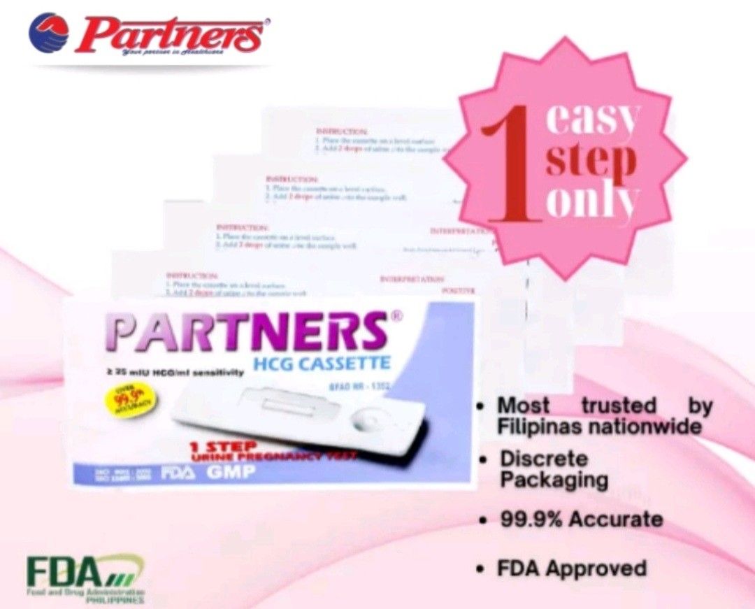 Partners Pregnancy test, Beauty & Personal Care, Bath & Body, Body Care ...