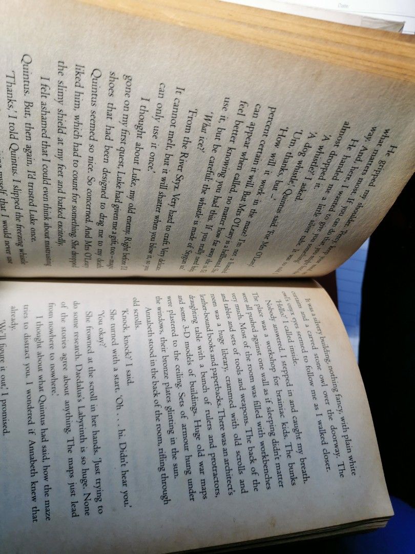 Percy Jackson and the Battle of Labyrinth, Hobbies & Toys, Books ...