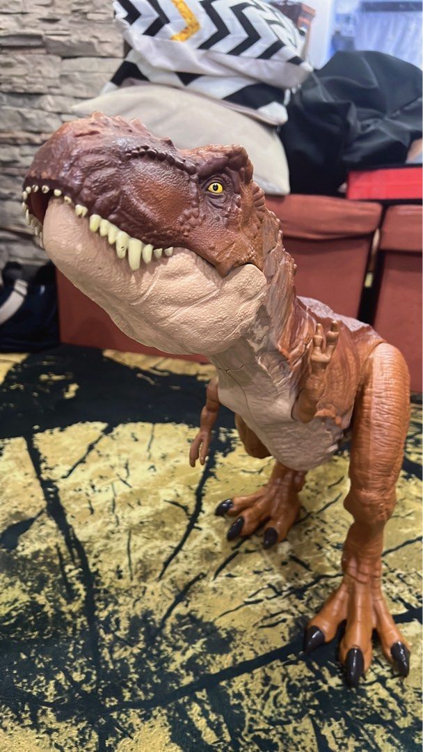 Perfect Condition Colossal TREX Dino Rivals Jurassic World, Hobbies ...