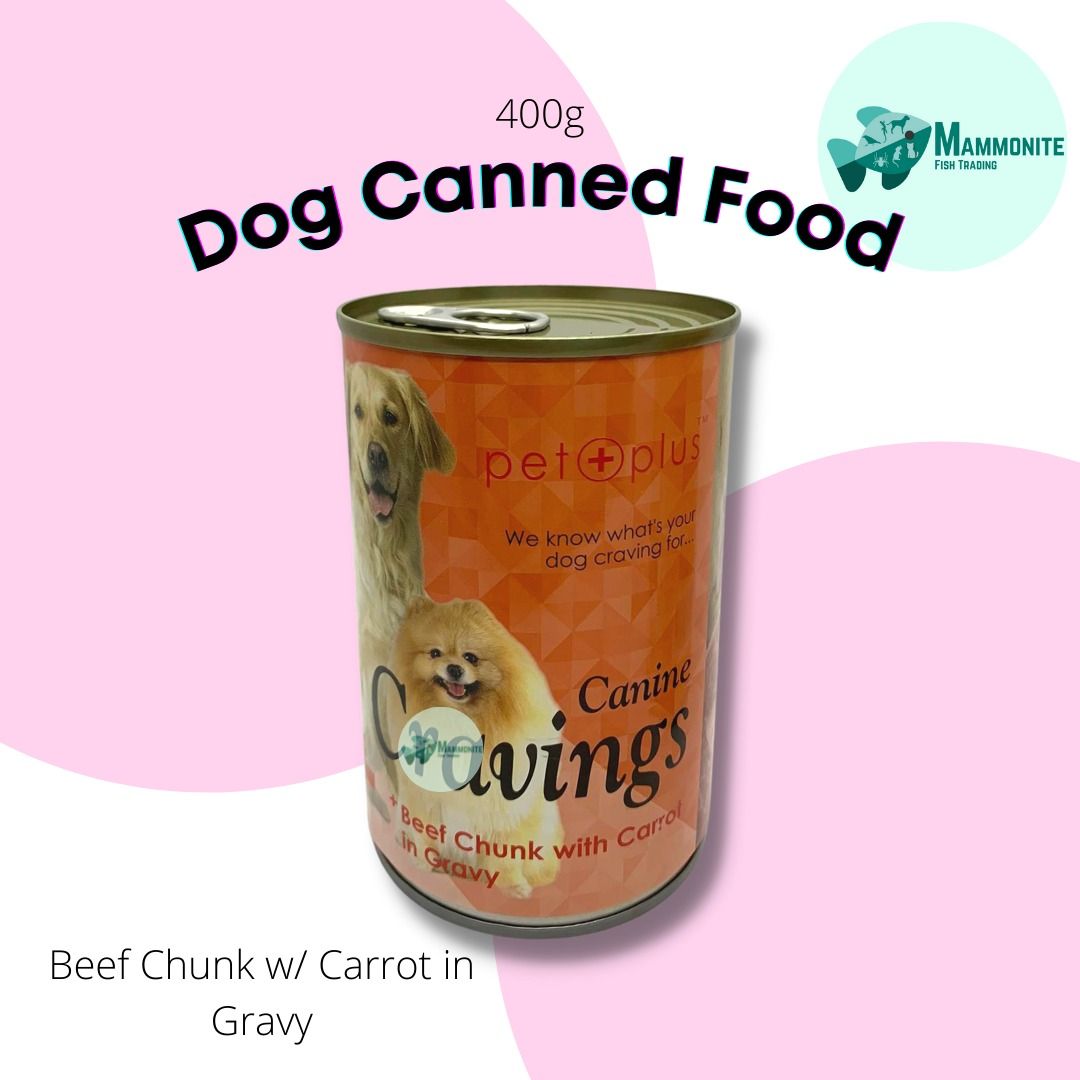 Pet Dog Puppy Canned Food Canine Cravings Beef Chicken Lamb 400g, Pet ...