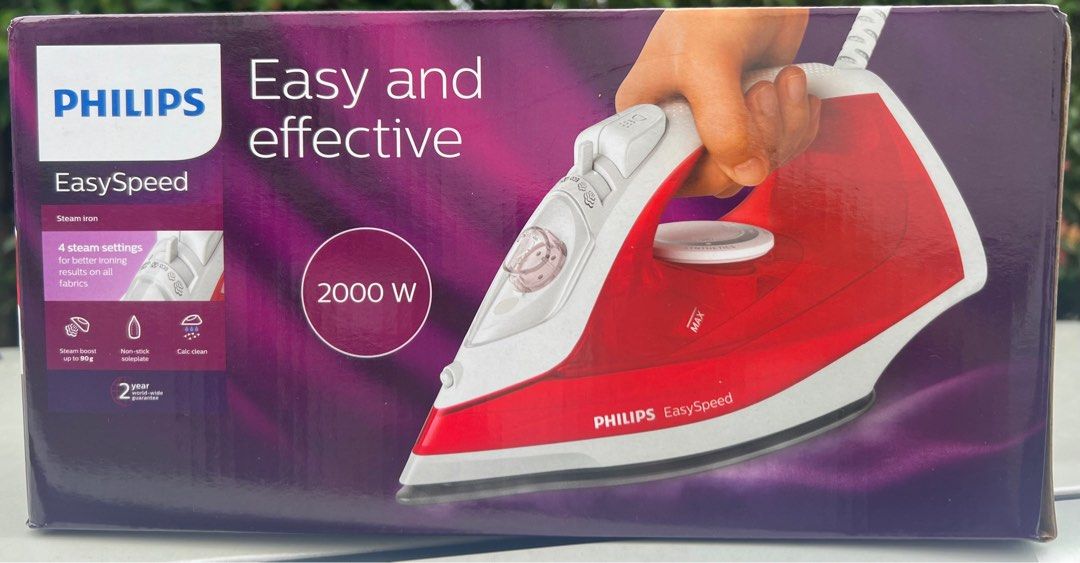 Philips 2000W Steam Iron, TV & Home Appliances, Irons & Steamers on ...