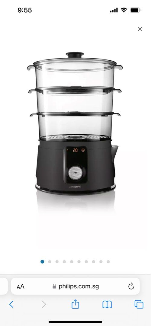 Philips Electric Steamer - Avance collection, TV & Home Appliances ...