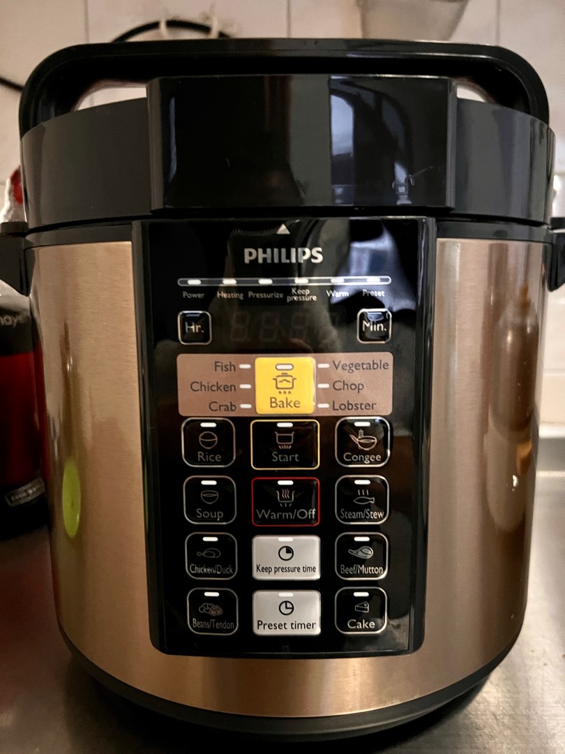 Philips HD2139 pressure cooker, TV & Home Appliances, Kitchen ...