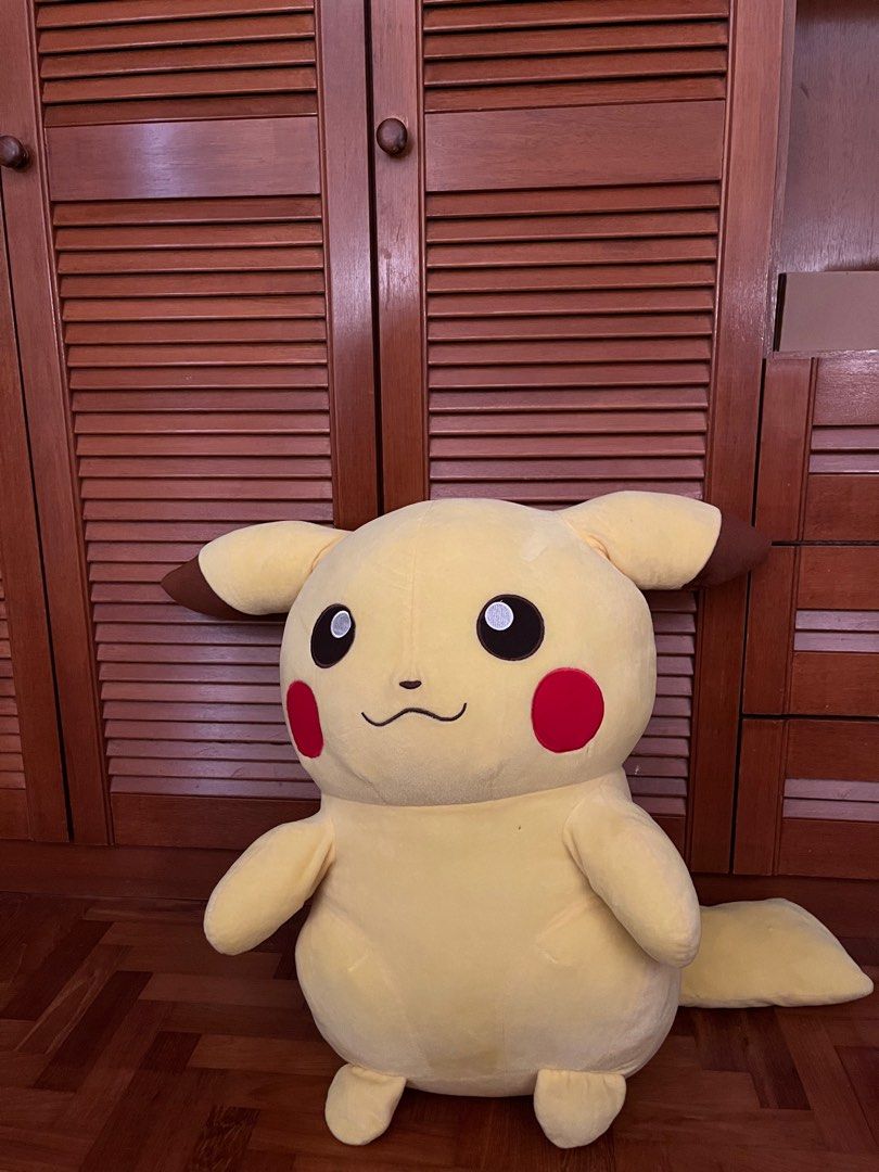 Pikachu soft toy (BIG 70cm tall), Hobbies & Toys, Toys & Games on Carousell