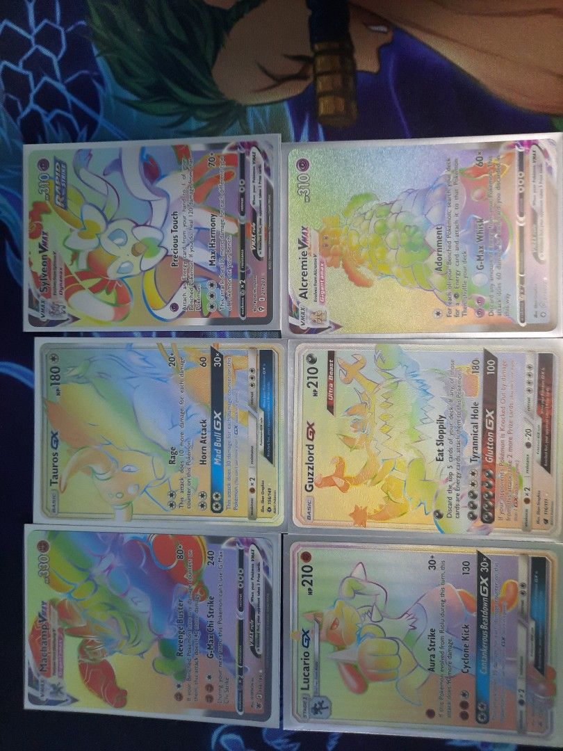 Pokemon TCG Rainbow Rare only, Hobbies & Toys, Toys & Games on Carousell