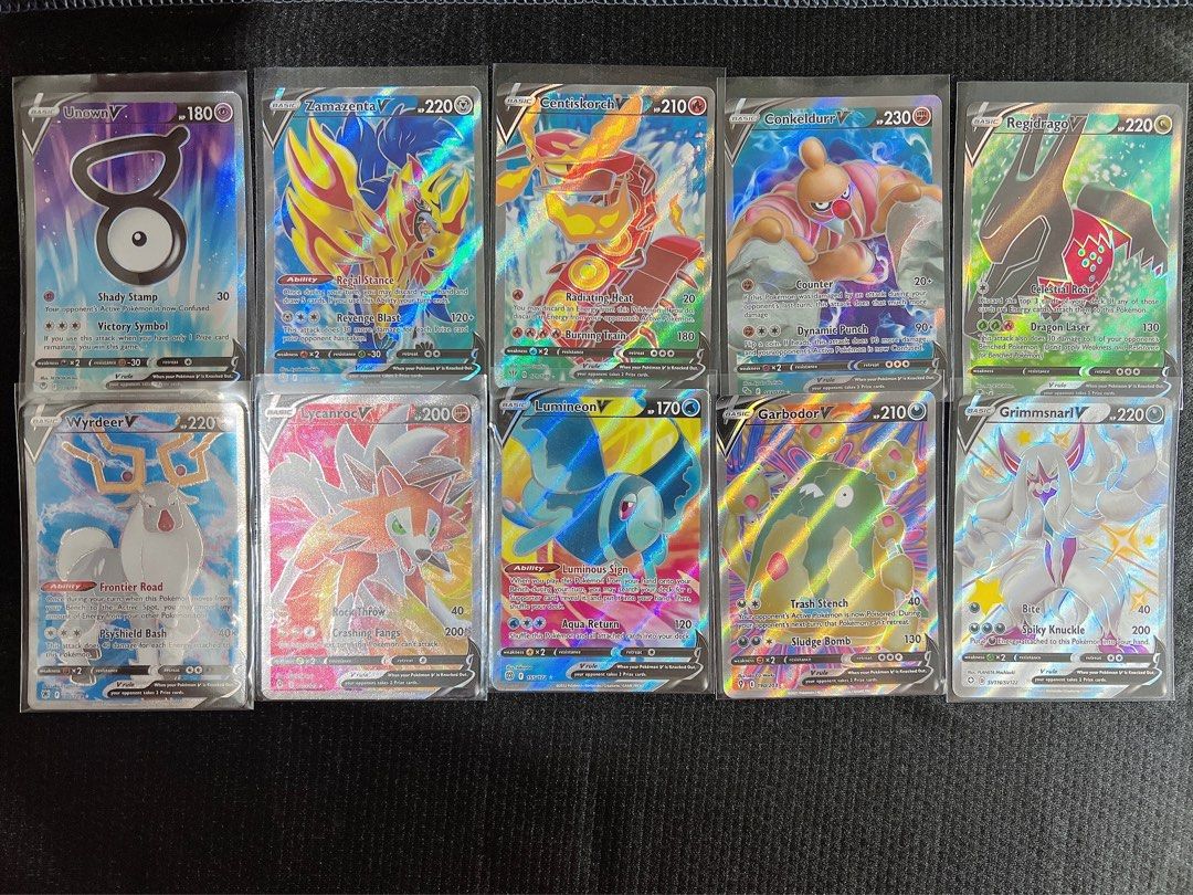 Pokemon Vmax (Full Art) / Vmax / Vstar / Trainer, Hobbies & Toys, Toys ...