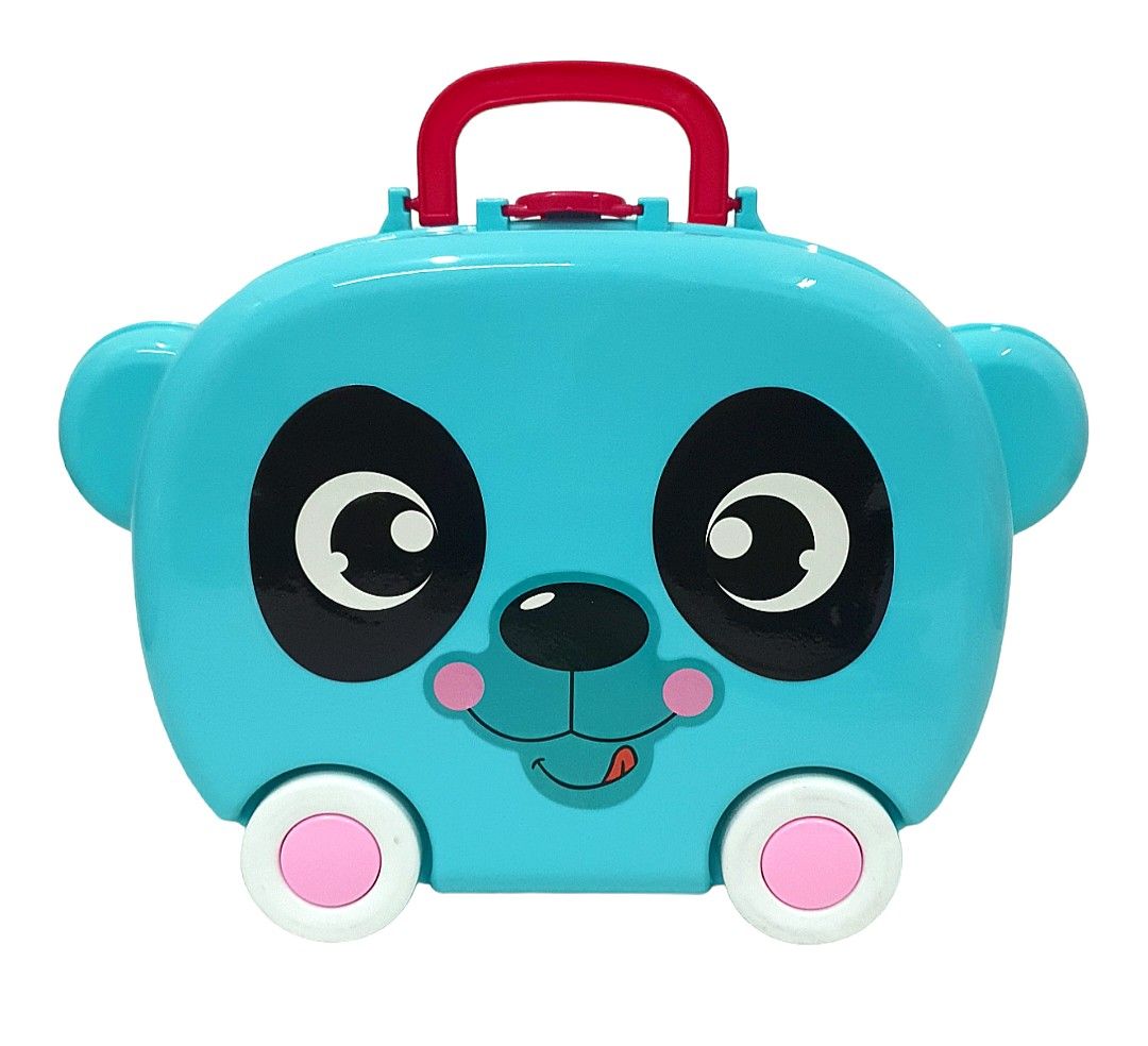 Portable Play Pretend Suitcase in Easy Storage Kids can Carry Around ...